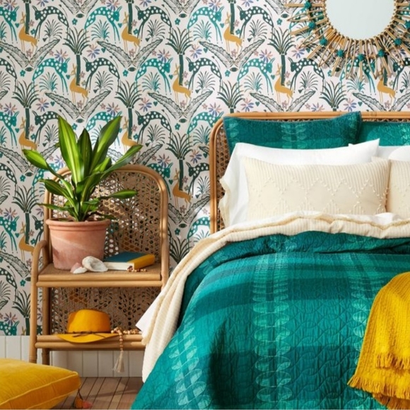 Opalhouse | Wall Decor | Fiesta Animals Peel And Stick Wallpaper Cream ...